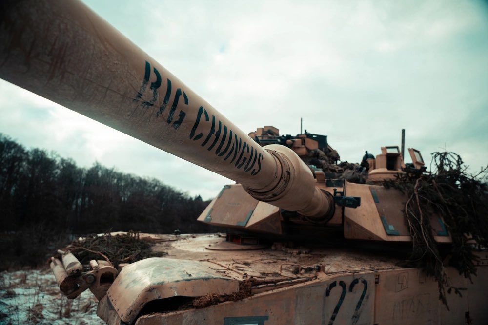 Big Chungus, an M1A2 SEP V3 Abrams assigned to the U.S. Army’s 1st ...
