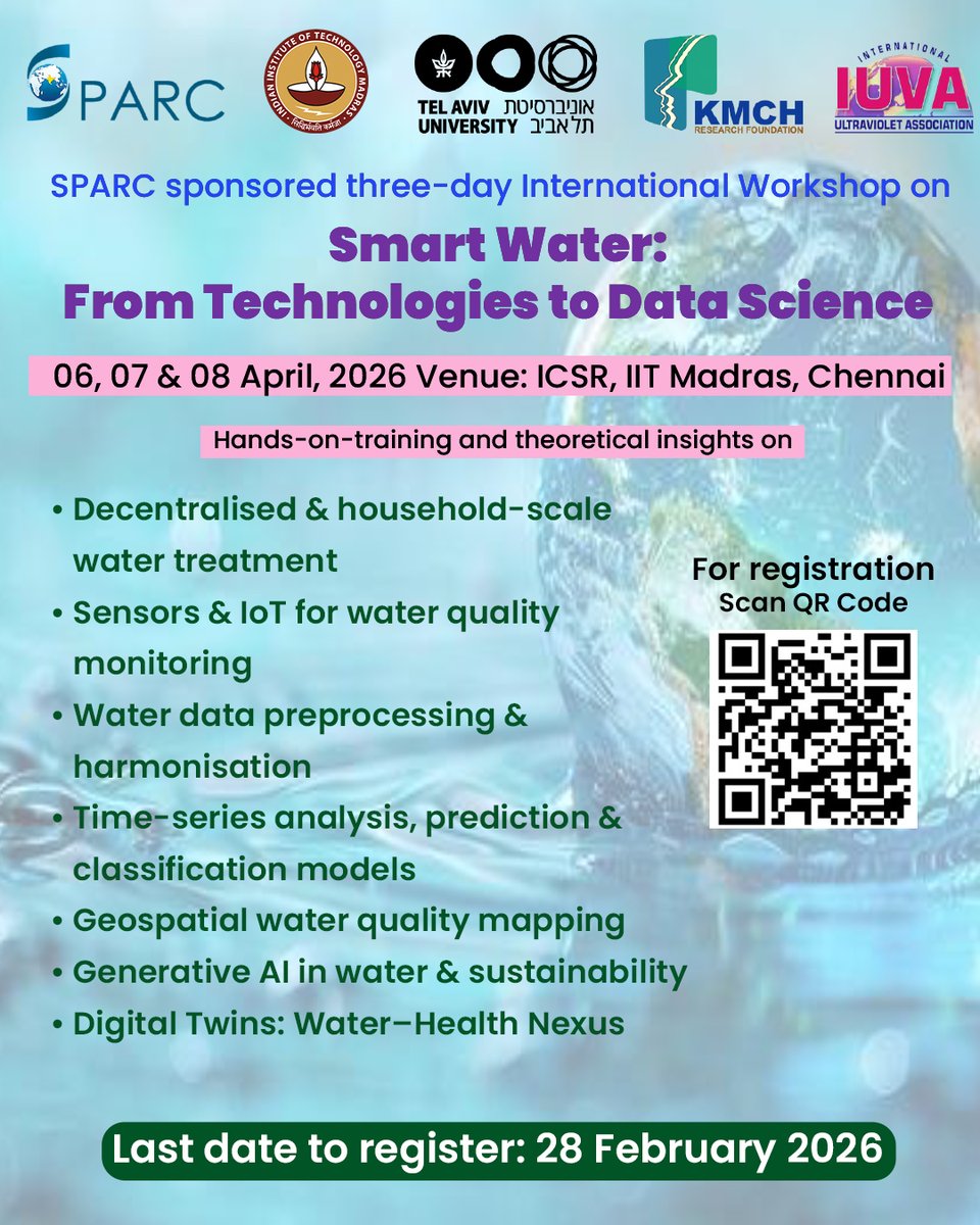 The SPARC-sponsored International Workshop on Smart Water: From ...