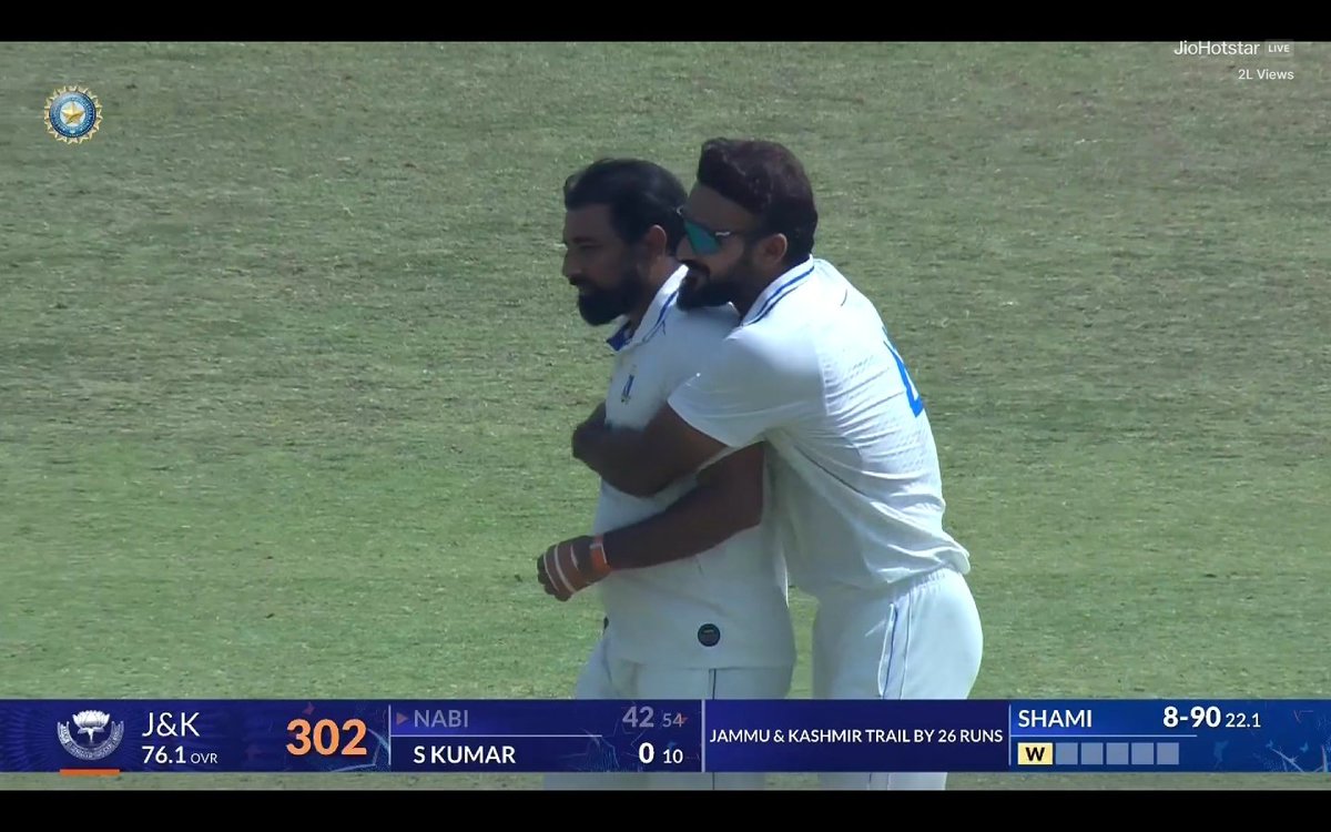 8 WICKETS FOR MOHAMMED SHAMI IN RANJI TROPHY SEMI-FINAL...!!!! - Shami ...
