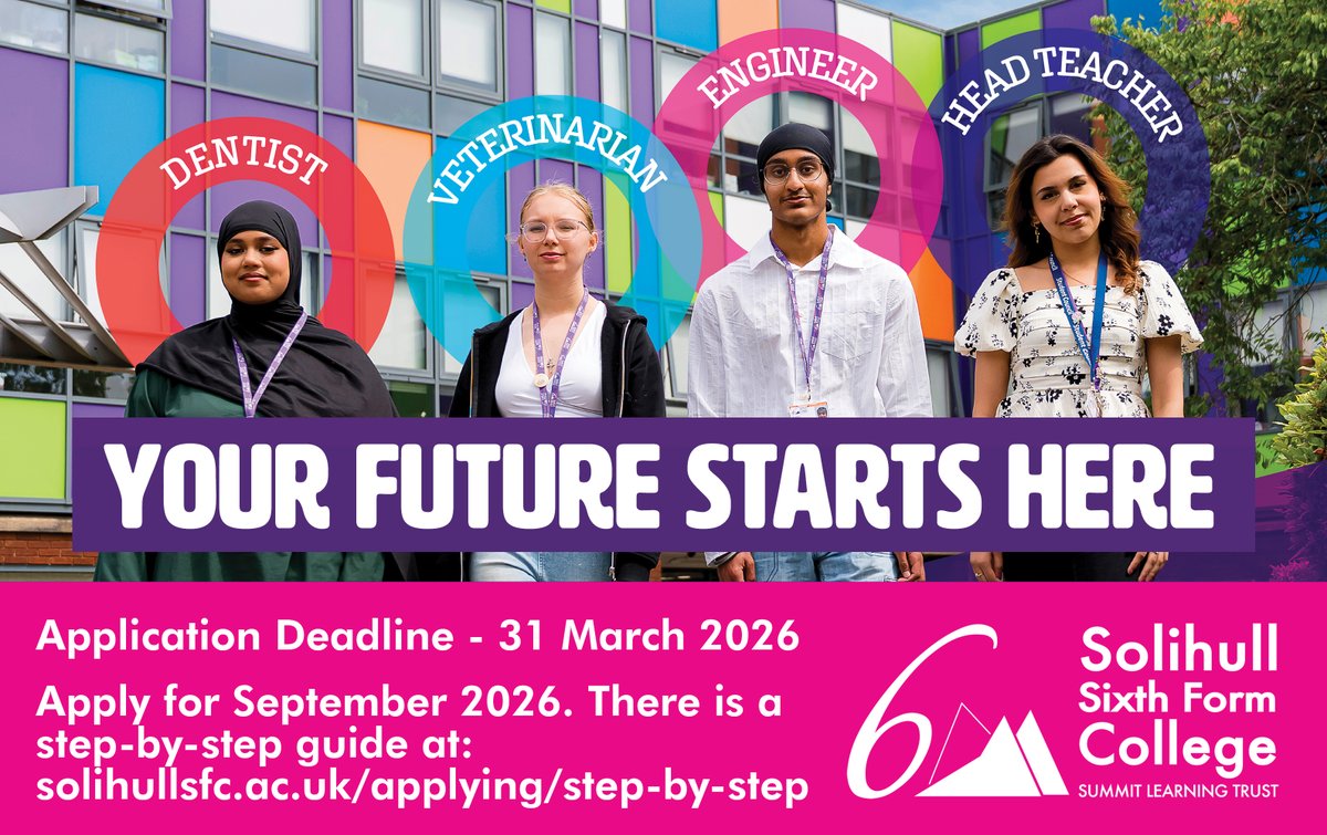 Solihull Sixth Form College (@solihull6thform) / Posts / X