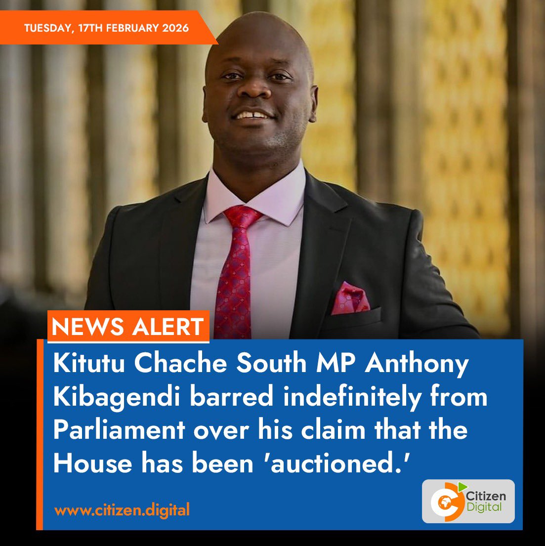 Kitutu Chache South MP Anthony Kibagendi barred indefinitely from ...