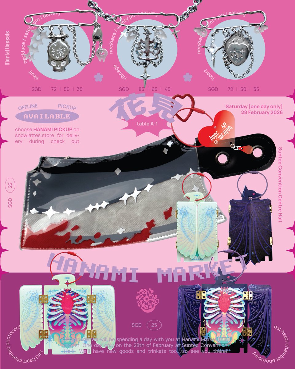 💗 HANAMI MARKET CATALOGUE 💗 Our first overseas market this year, with ...