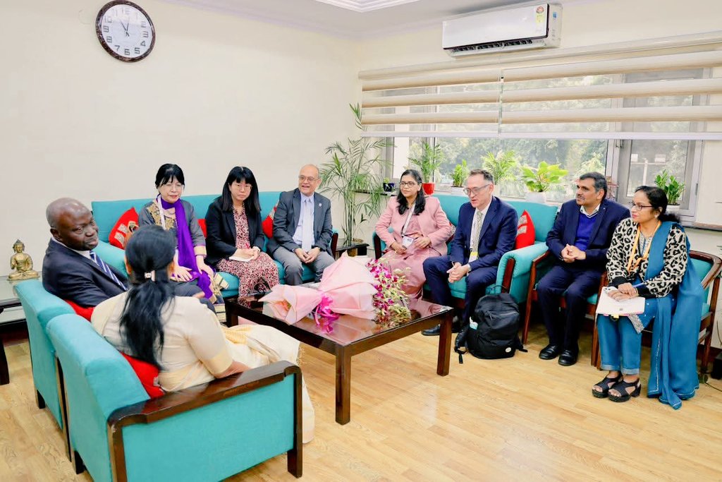 Chaired a meeting with Mr. Gilbert F. Houngbo, Director-General ...