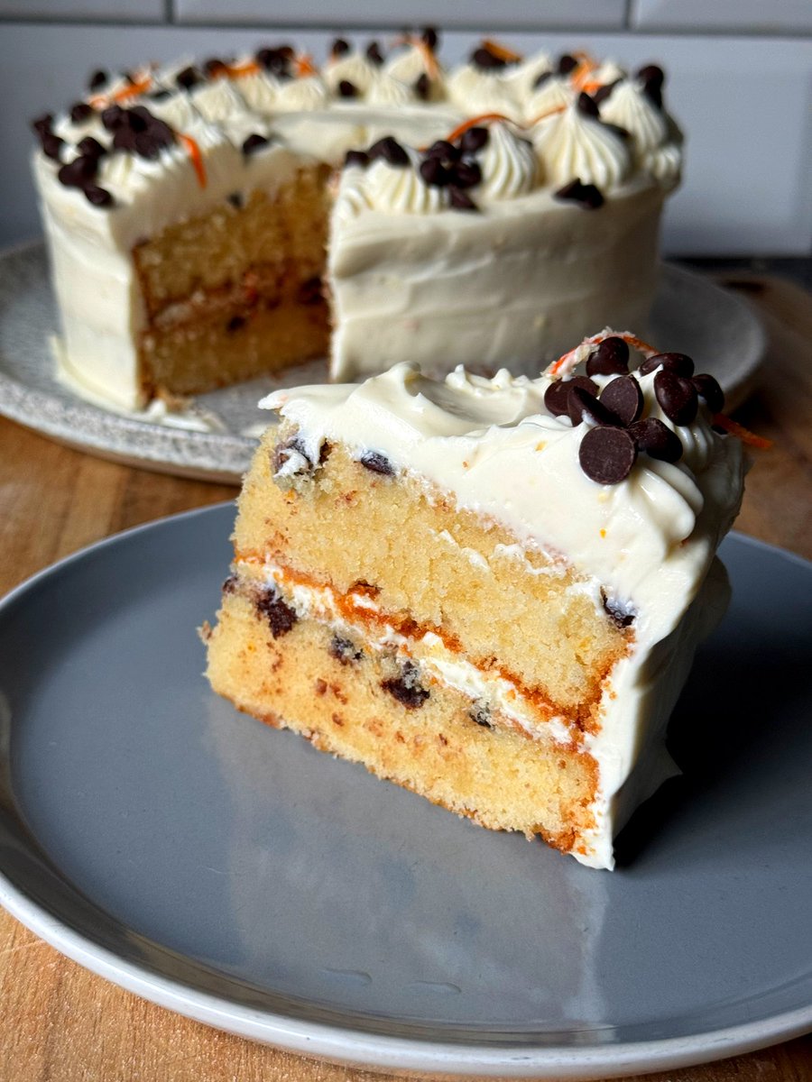 Layer it up and smother it. Extra chocolate chips and orange zest too ...