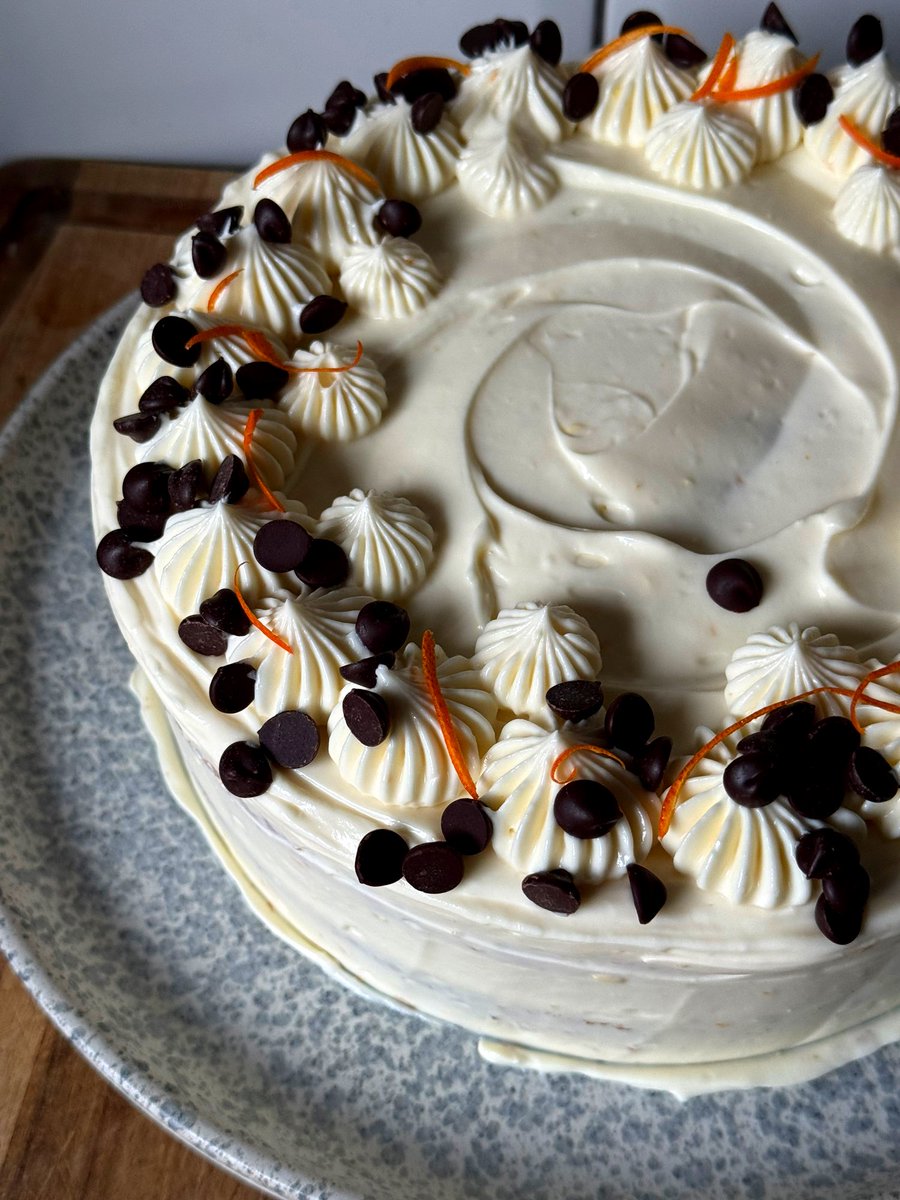 Layer it up and smother it. Extra chocolate chips and orange zest too ...