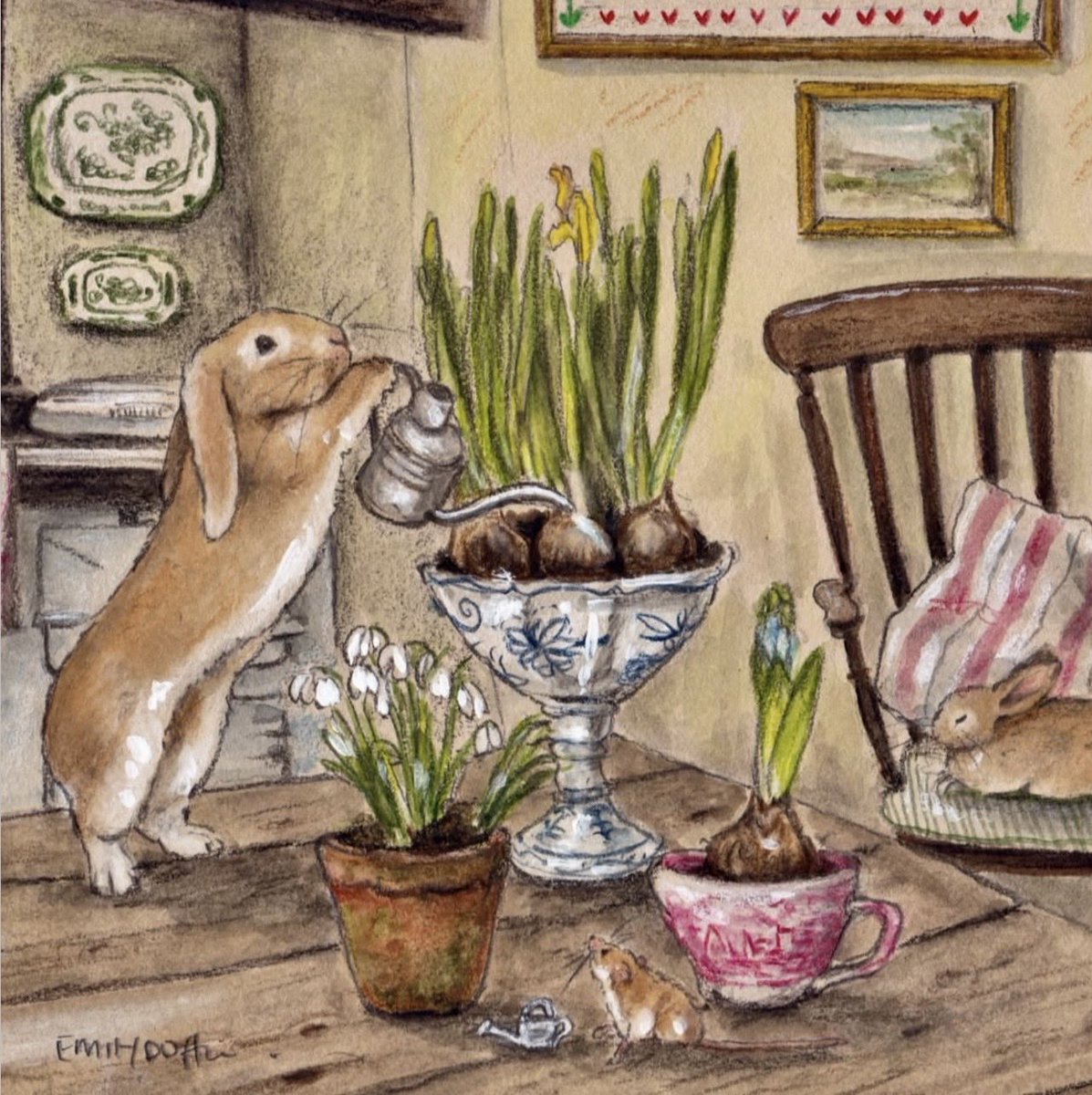 Spring is right around the corner 🎨 Emily Duffin