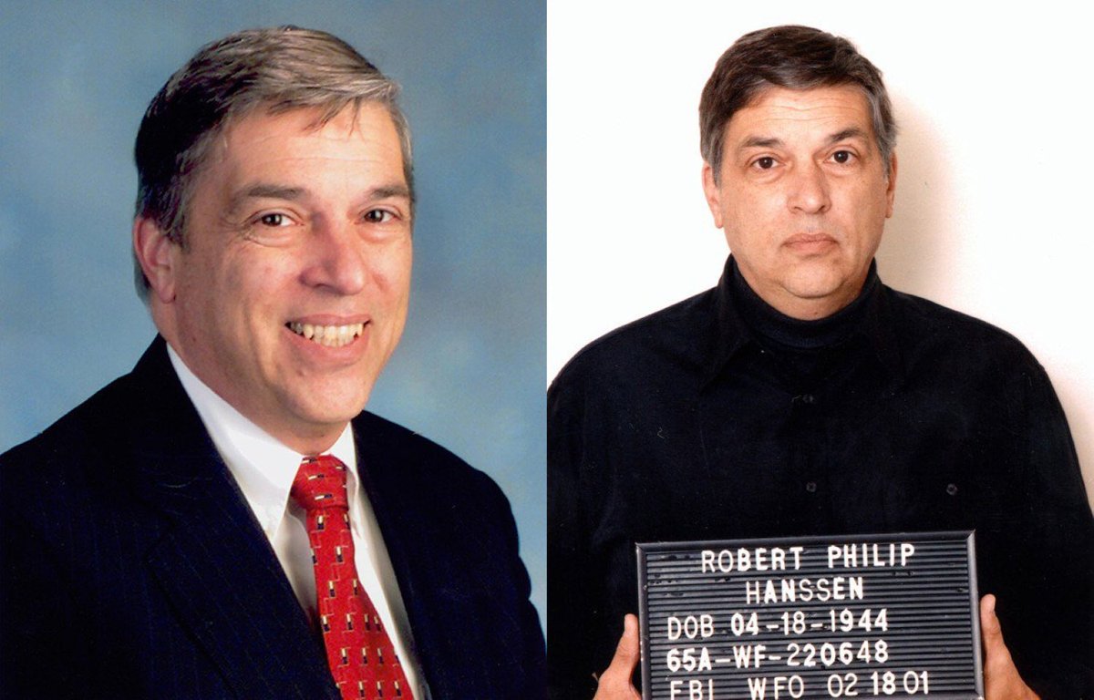 American FBI agent Robert Philip Hanssen is arrested on charges of ...