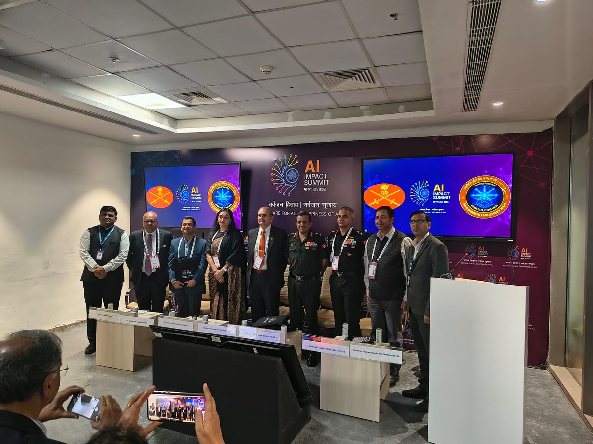 At the AI Impact Summit, the Indian Army’s panel on “Defence ...