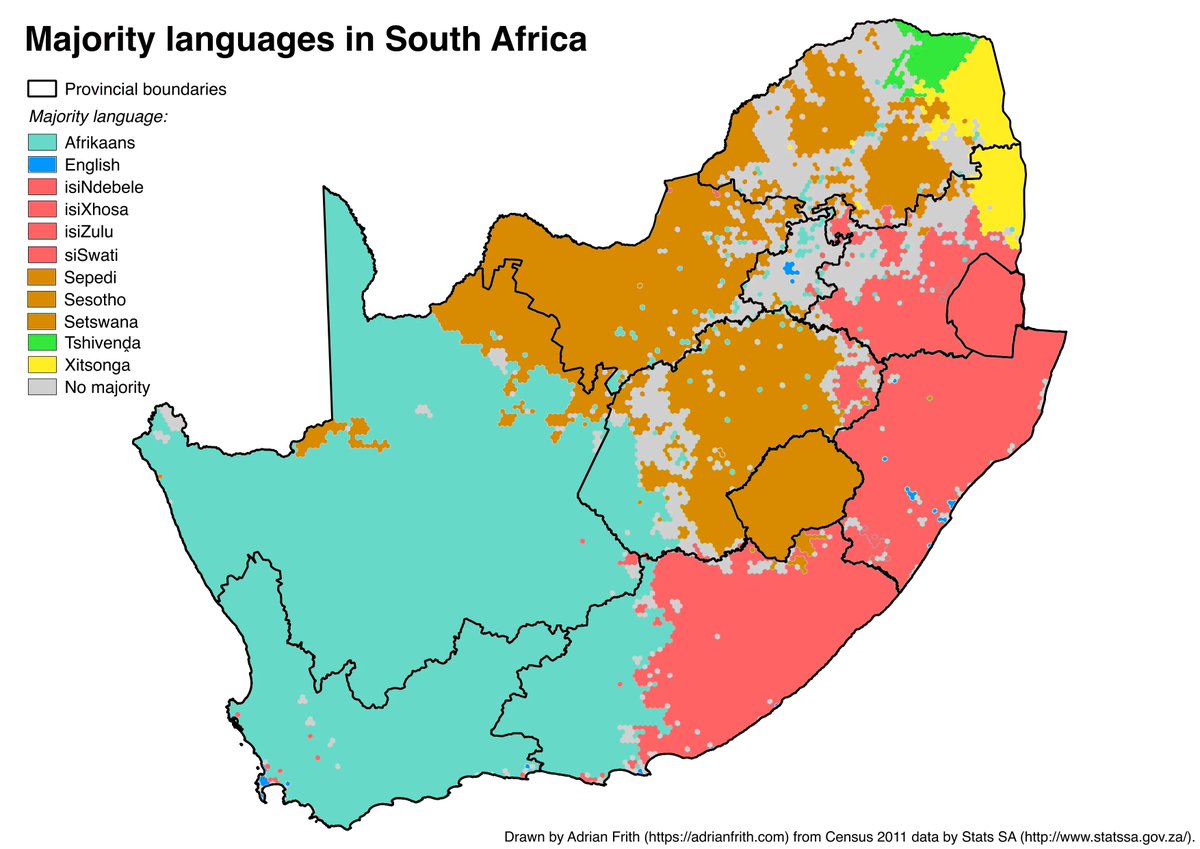 Language and identity groupings in SA are weird The Nguni dialects ...