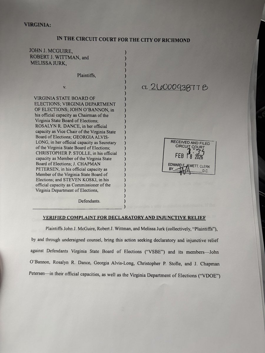 Two more GOP congressman have filed a lawsuit regarding the coming ...