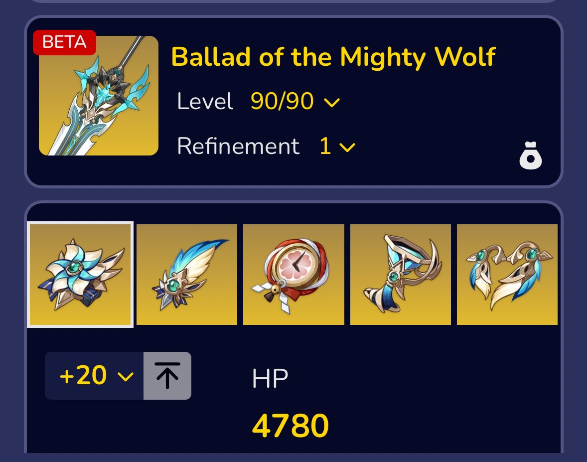My Varka builds & team comp. calcs. Via gidmgcalculator A thread Note ...