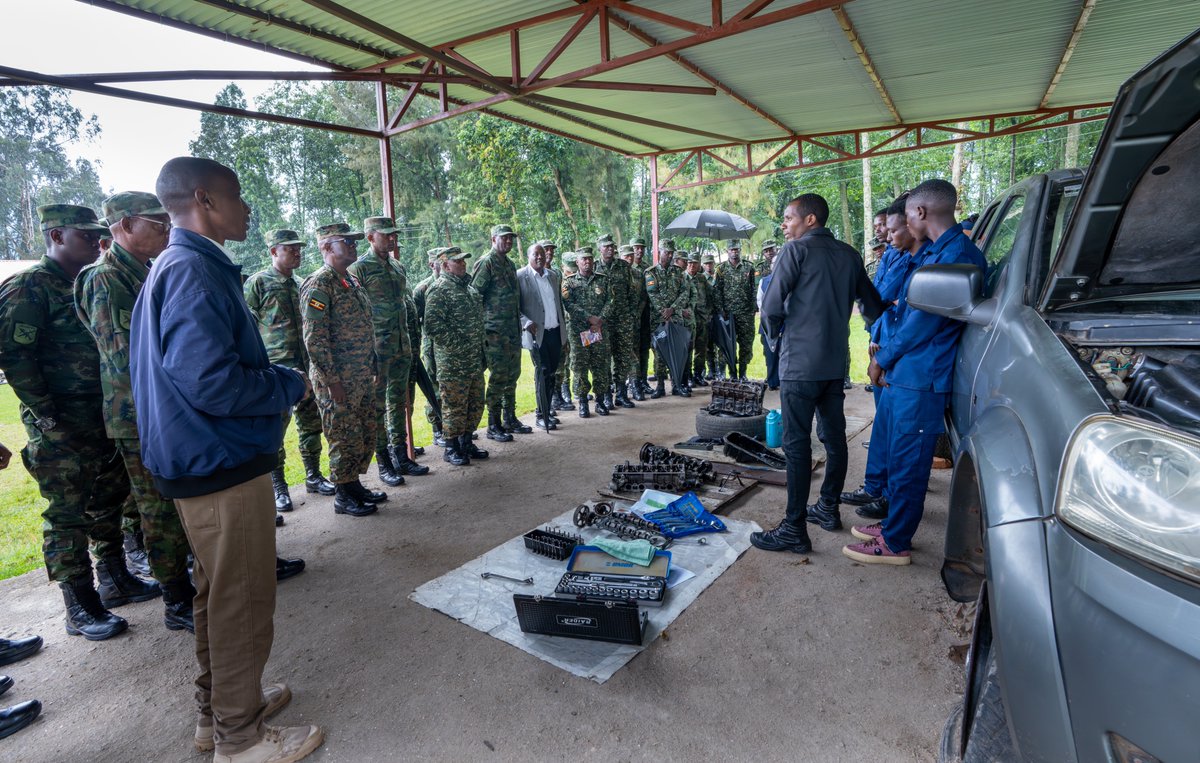 A delegation from the Uganda Peoples’ Defence Forces (UPDF), together ...