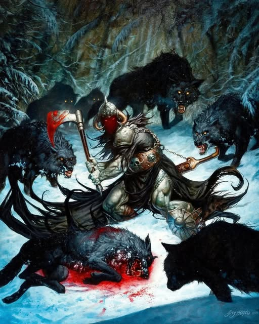 "Death Dealer" 📷 Art by Greg Staples