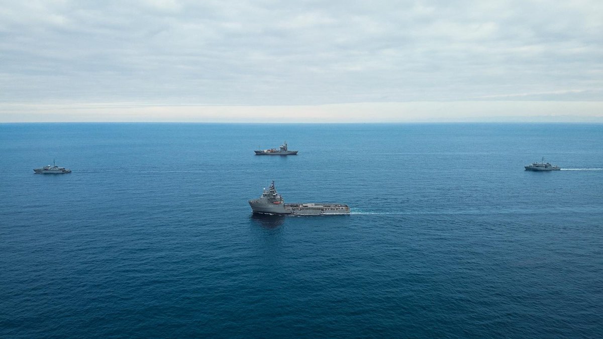 ⚓️NATO maritime task groups often come together for joint training. In ...