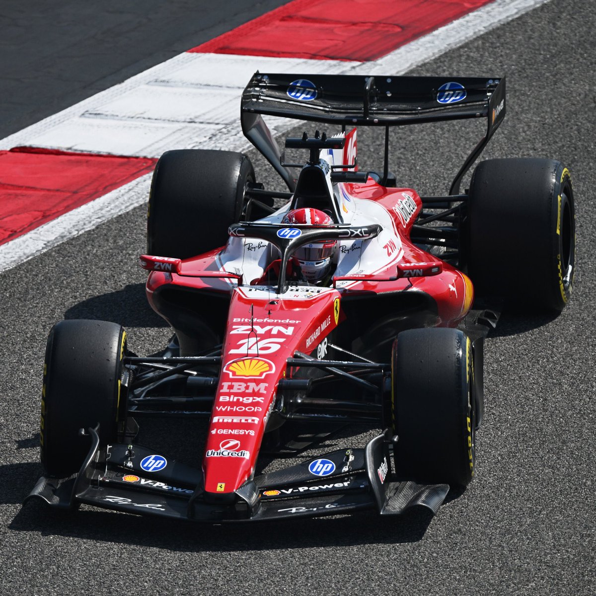 🚨 | Leclerc’s Ferrari ends the test with the fastest time on the C4 ...