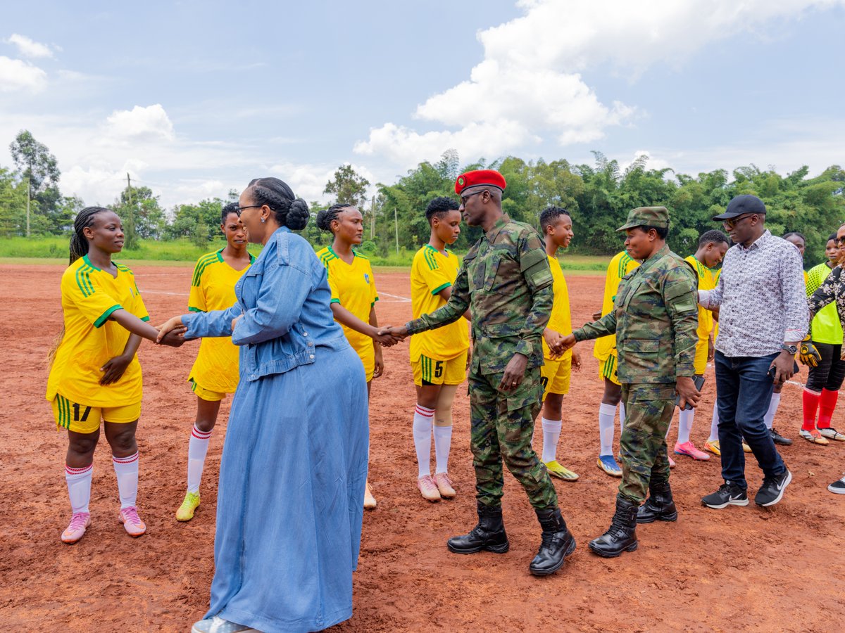 The RDF Military Police Women’s Football Team today faced the Kacyiru ...
