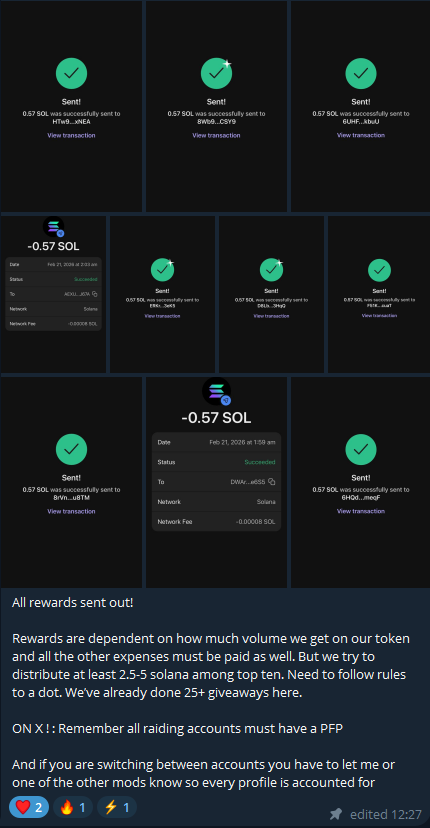 $PFP Gen 2 Giveaway & Telegram Raiding Competition🔥 We’ve already paid ...
