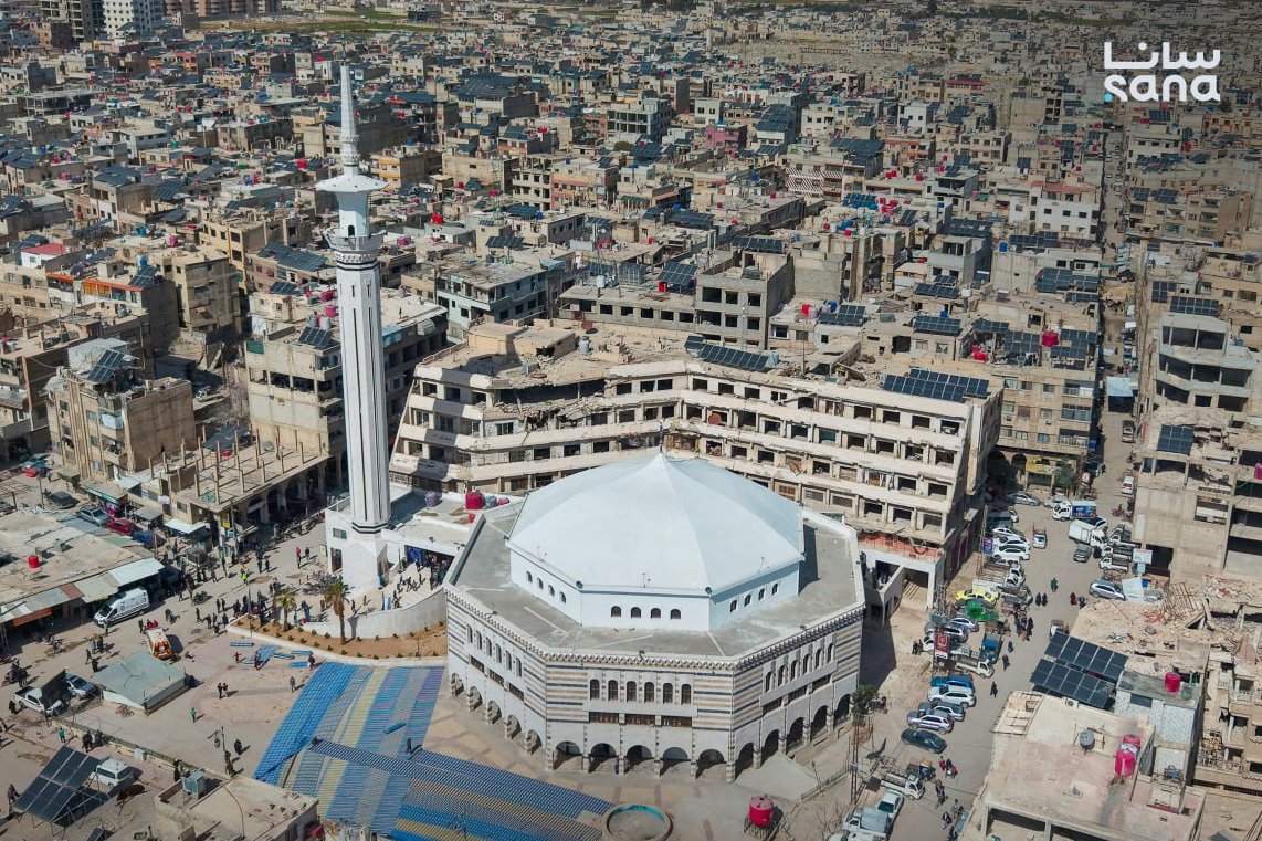 #Syria: Duma Great Mosque (E. #Ghouta) has been officially inaugurated ...