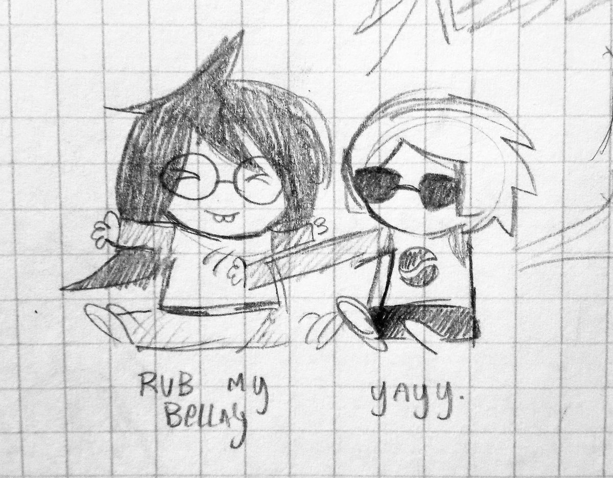 okay, SERIOUSLY old art. FIRST TIME EVER drawing Homestuck