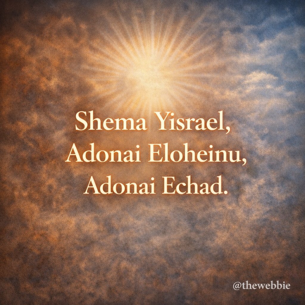 This morning’s Rambam hit differently. The Shema Six words that have ...