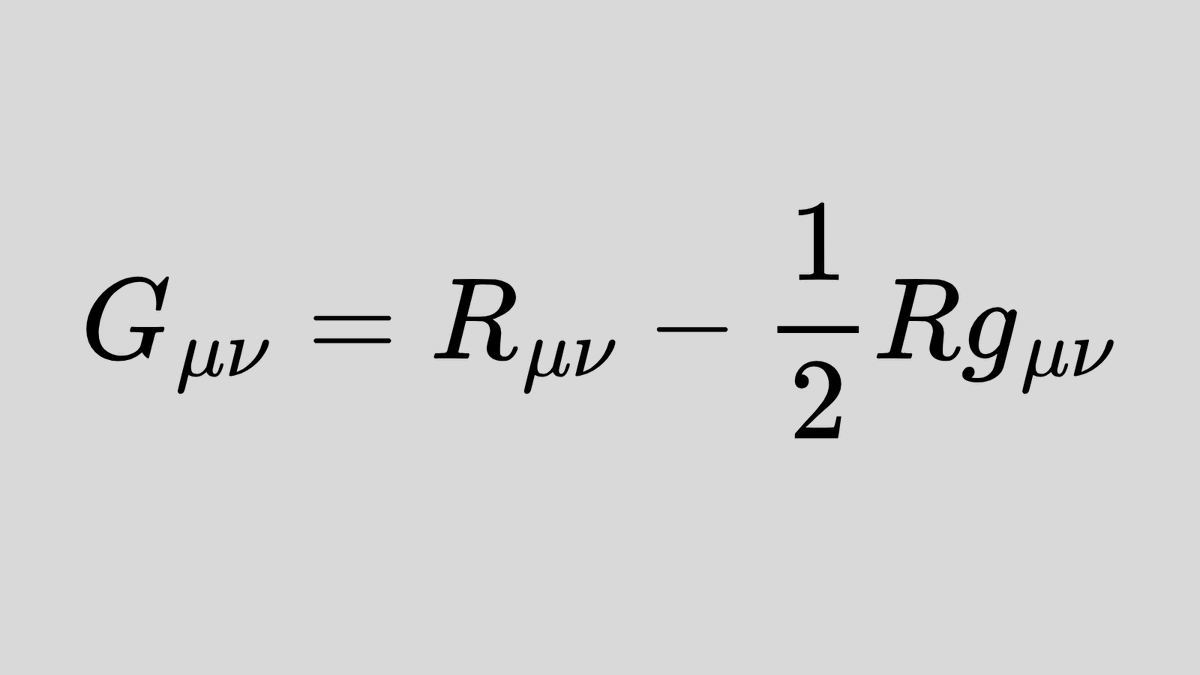 The Einstein tensor is a key idea in General Relativity, the theory ...