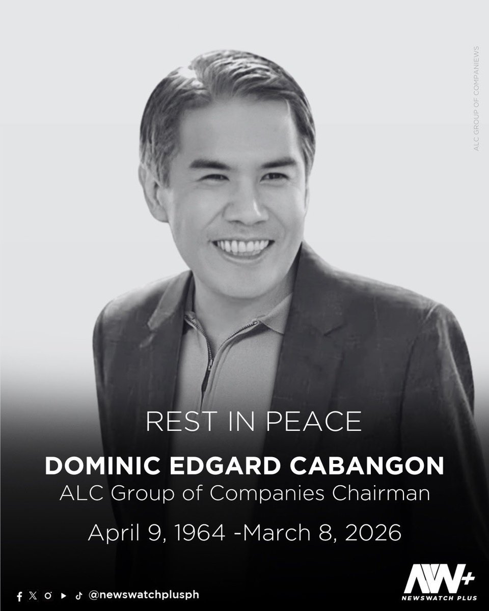 ALC Group of Companies Chairman D. Edgard A. Cabangon passed away on ...