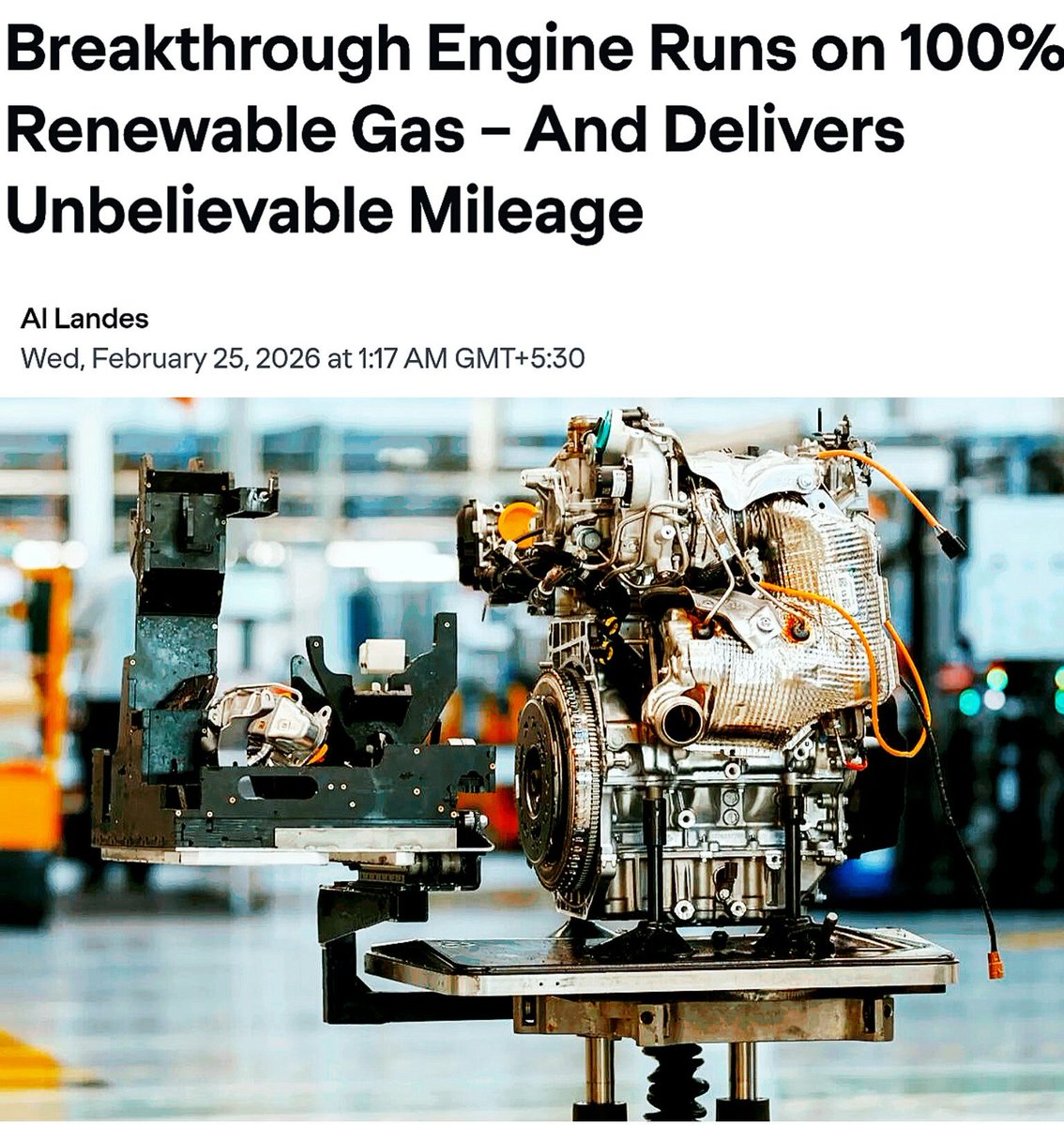 HUGE clean-engine breakthrough A new hybrid engine called Horse ...