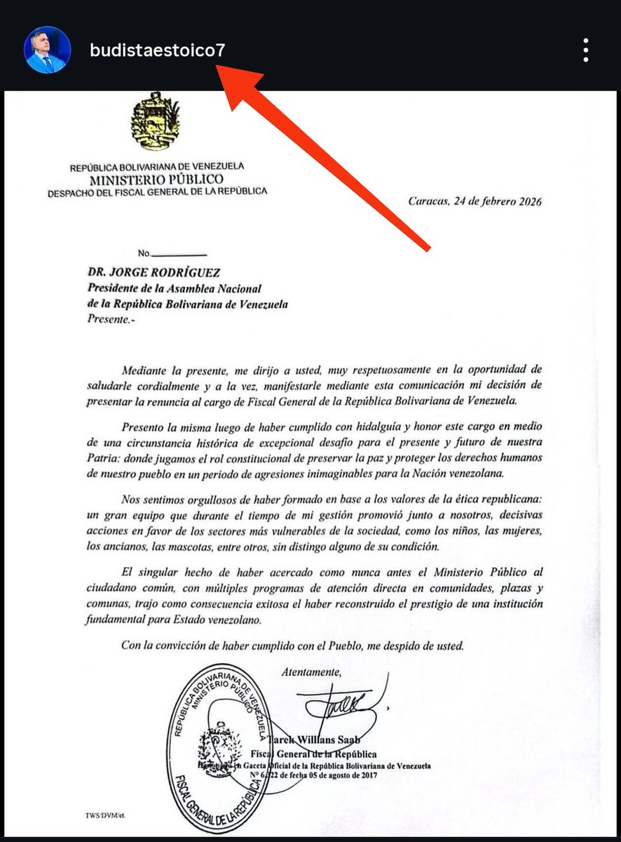 De "Fiscal del Pueblo" a "budistaestoico7" pasó a llamarse la cuenta en ...