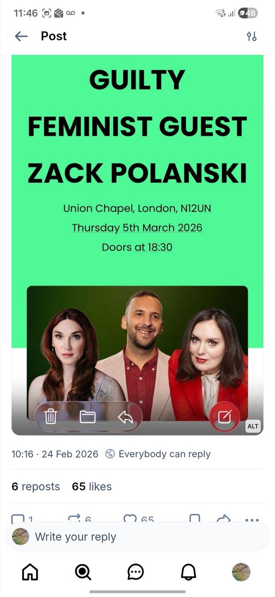 Not a spoof. International women's Day special with two blokes. One ...