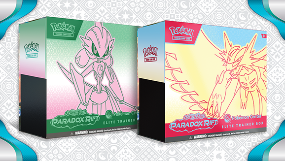 Paradox Rift Pokémon Center ETB Bundles (Iron Valiant & Roaring Moon ...