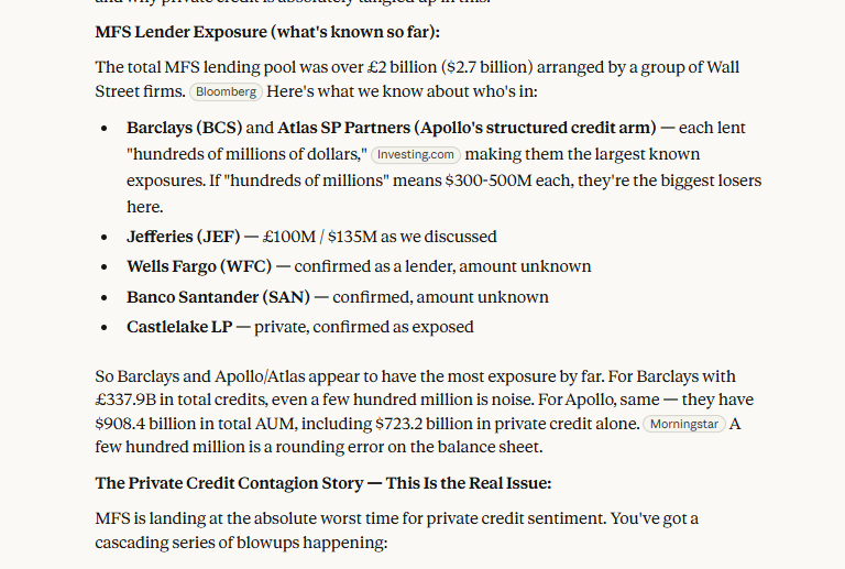 @DougKass MFS Lender Exposure... $APO $JEF $WFC Barclays