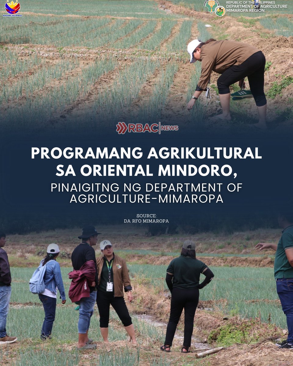 Pinalakas ng Department of Agriculture–MIMAROPA ang mga programang ...