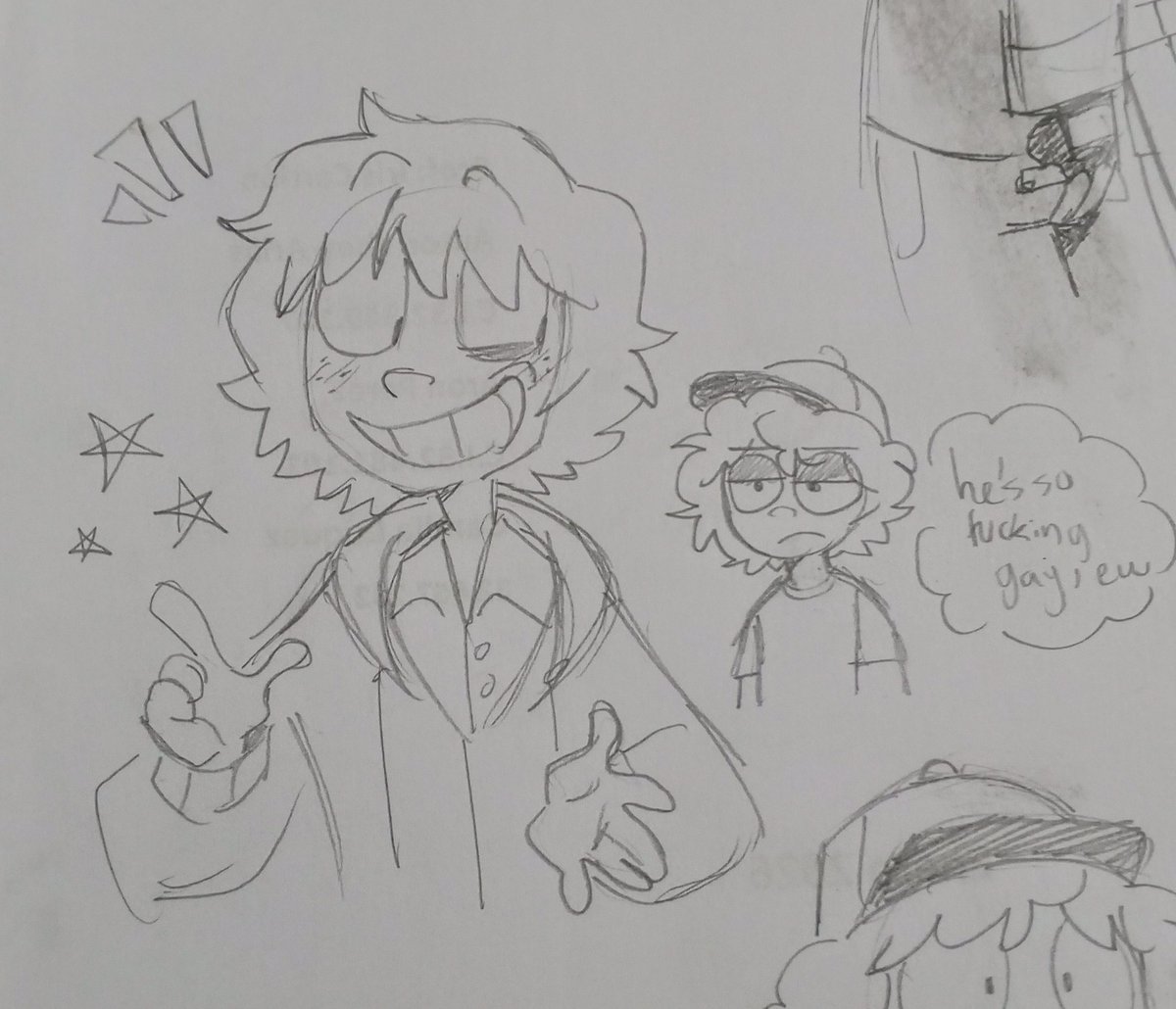 I tried drawing in this style again, but it was all from memory, so ...