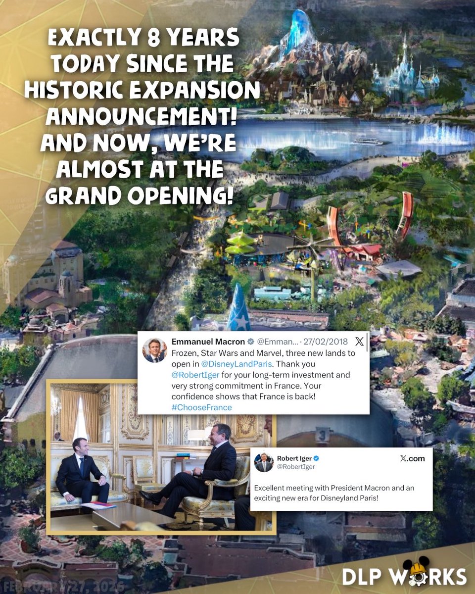 [News] ⚠️🚨 Exactly 8 years ago, the historic expansion of Disneyland ...