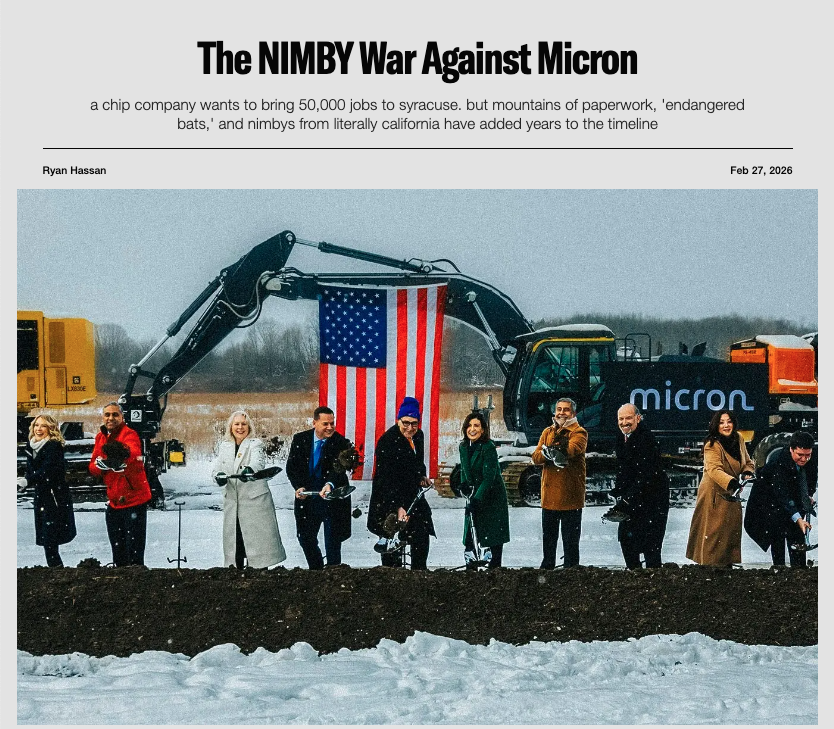 Syracuse native here. Micron is a trashfire. It only got approved after ...
