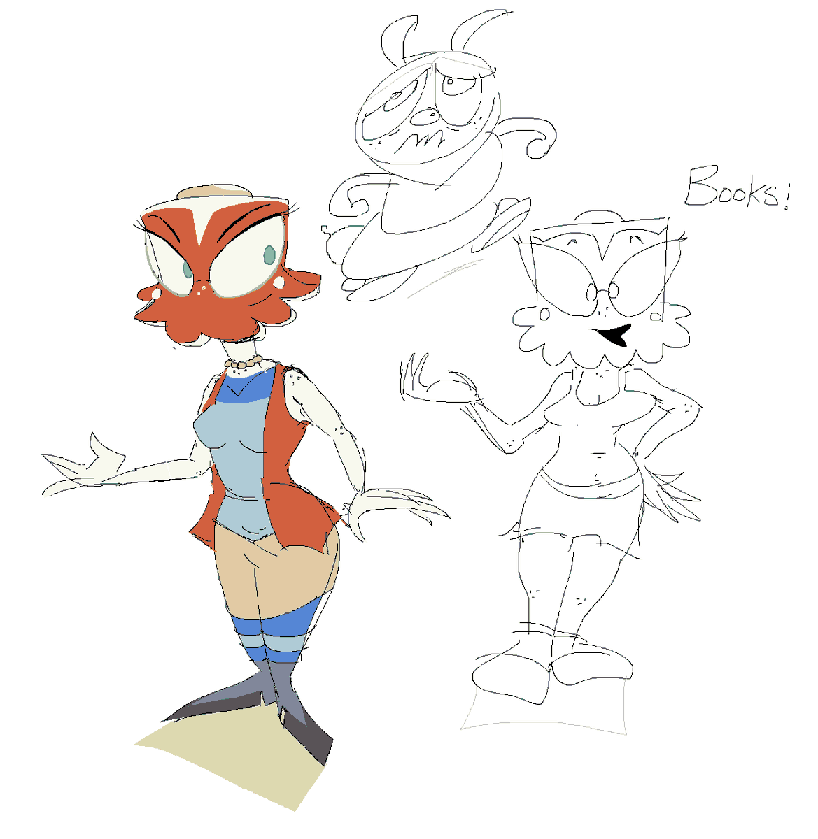 brightney and squirm mspaint scribbles #dandysworld