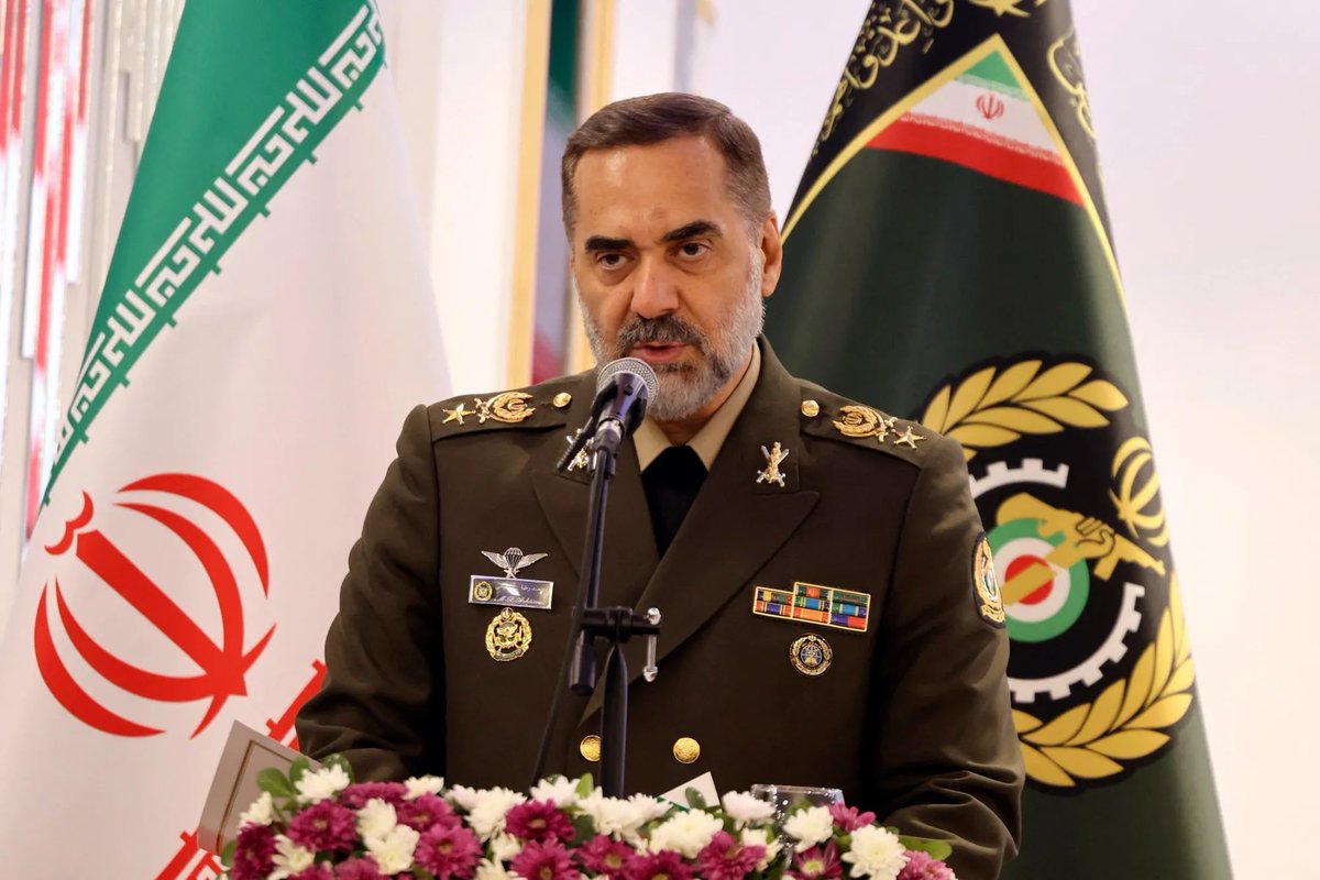 Iranian Defense Minister Amir Nasirzadeh and IRGC commander Mohammed ...