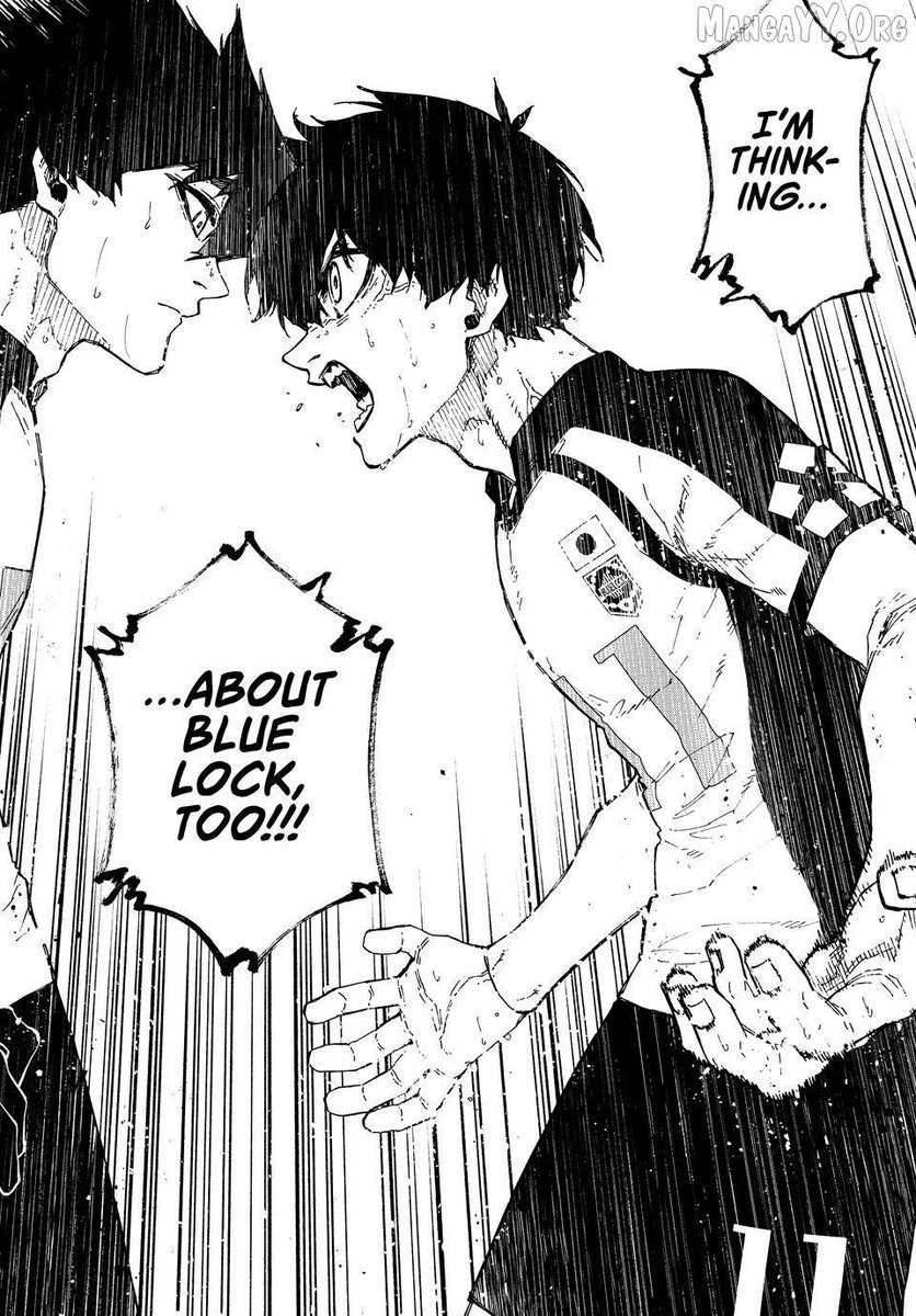 Kunigami, Barou and Shidou were smooching in the bench during all this btw