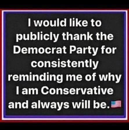 This is how I feel. Thanks to the democrat party for continuously ...