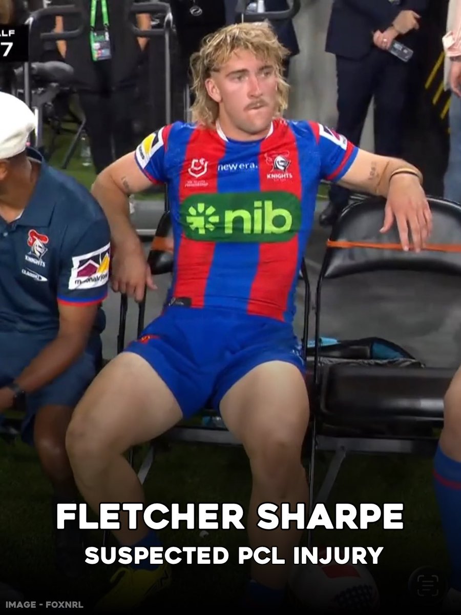 Fletcher Sharpe will go for scans on a suspected PCL injury - at this ...