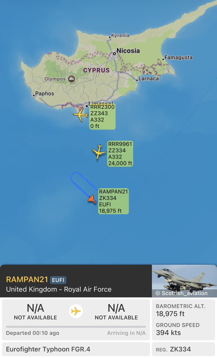 #RAF Royal Air Force - Middle East Activity 1706z Eurofighter Typhoon ...