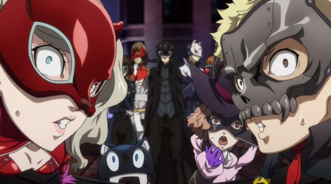 this is kinda cheating but this entire fight scene from the P5 ...