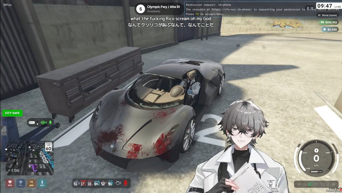 the bloodstained car. the smile. the hollow eyes. he’s lowkey ...