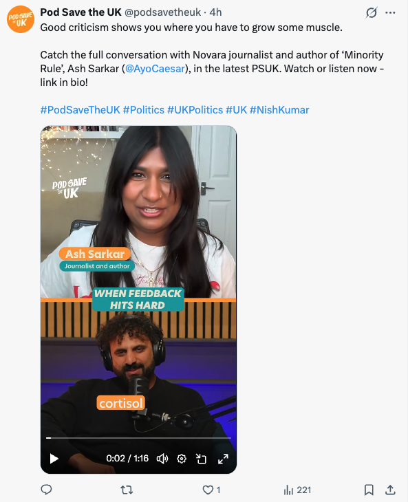 Who actually listens to "Pod Save the UK", the podcast by Nish Kumar ...