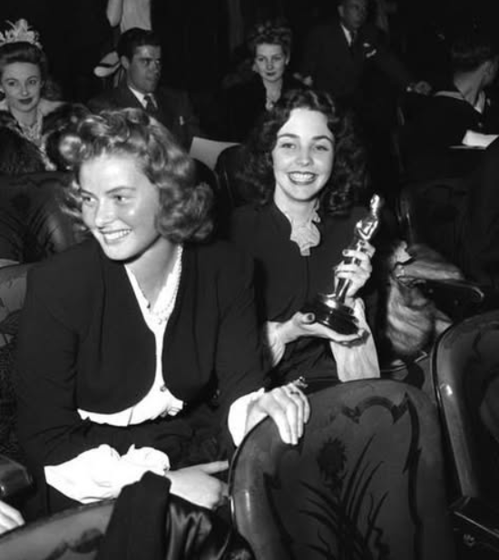 Birthday Remembrance for Jennifer Jones, here with Ingrid Bergman at ...