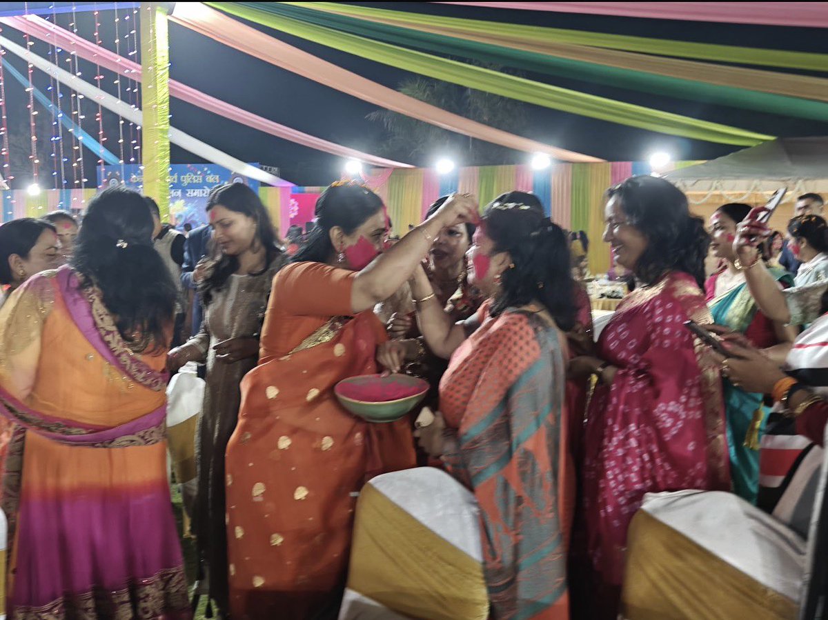 “Holika Dahan” with the CRPF family at The Shaurya CRPF Institute this ...