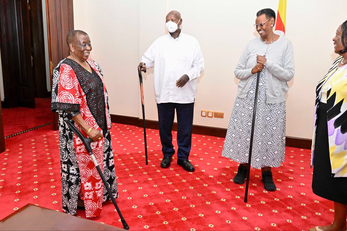 President Museveni and First Lady Janet Museveni received former ...