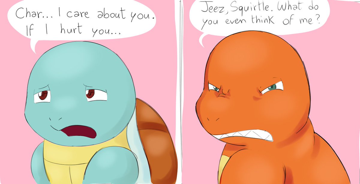 i was feeling a little lazy #startersquad #shippiddge #charmantle #pokemon