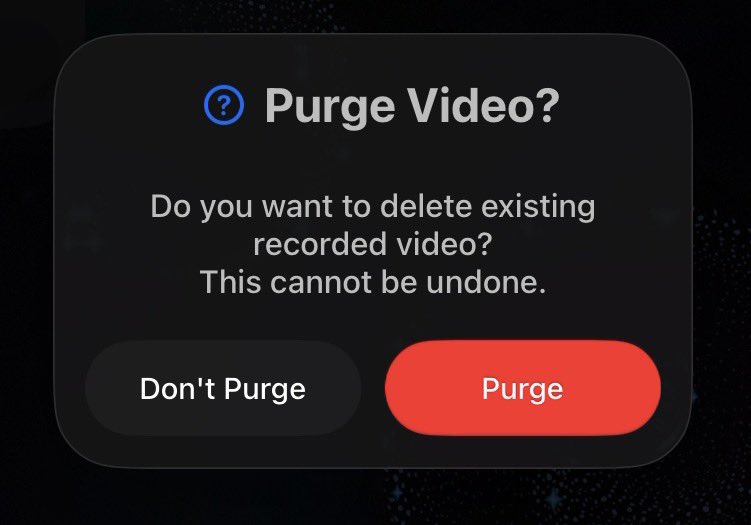 Well I got this, but since this pops up any time I pause the recording ...