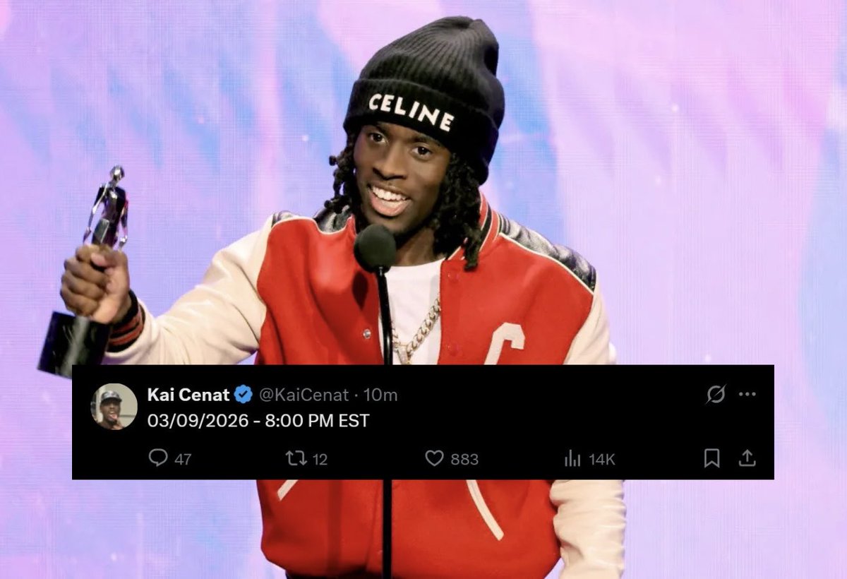 After not streaming for 5 months, Kai Cenat has posted the date March ...